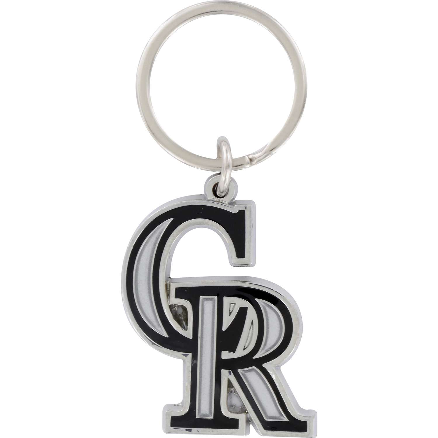 Hillman Colorado Rockies Metal Silver Decorative Key Chain - Ace Hardware