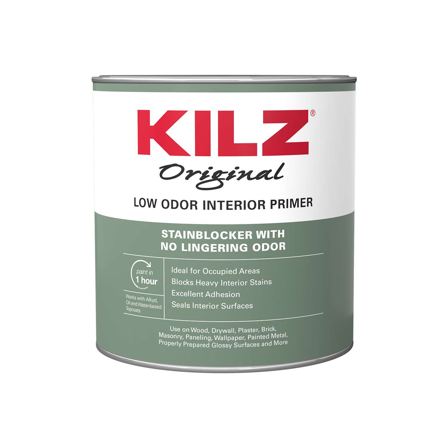 KILZ Original White Flat Oil-Based Oil Primer 1 qt - Ace Hardware