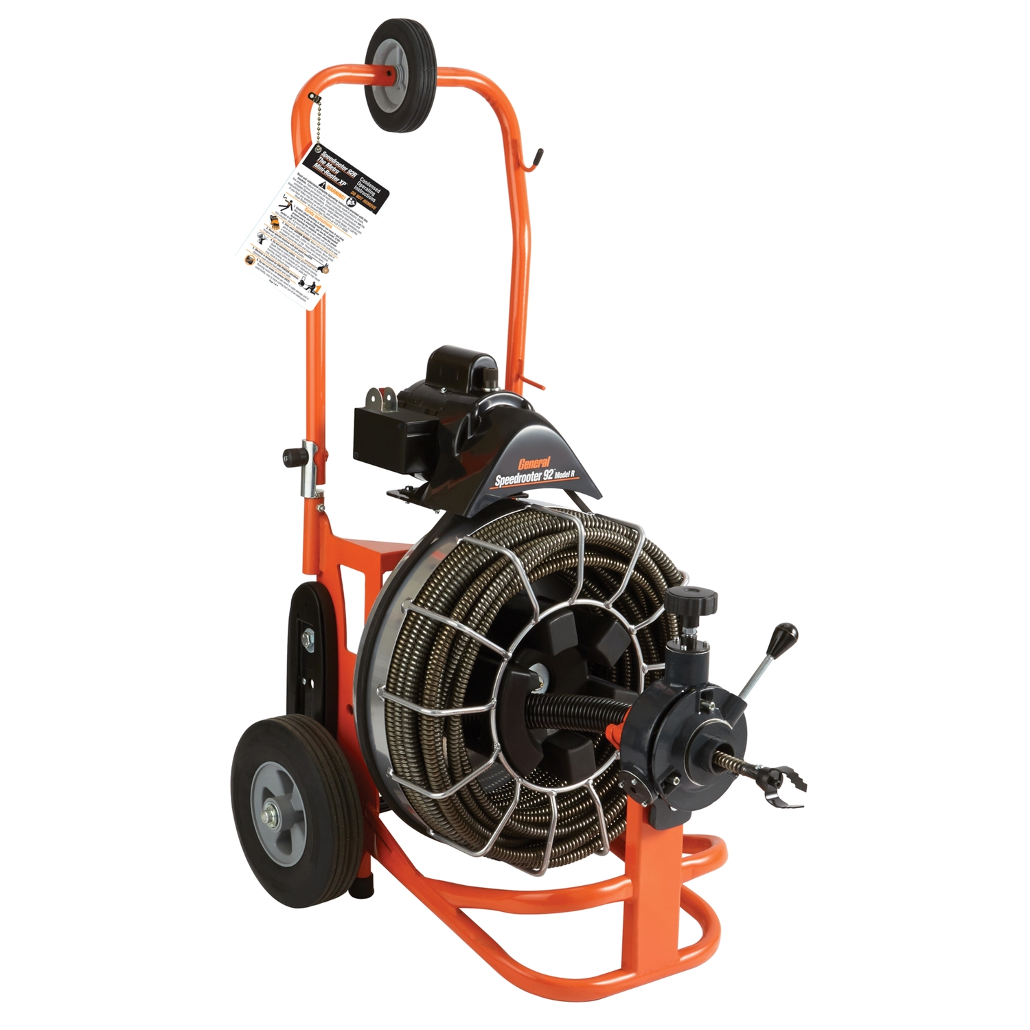 General Pipe Cleaners Speedrooter 92R 100 ft. L Drain Cleaning Machine ...