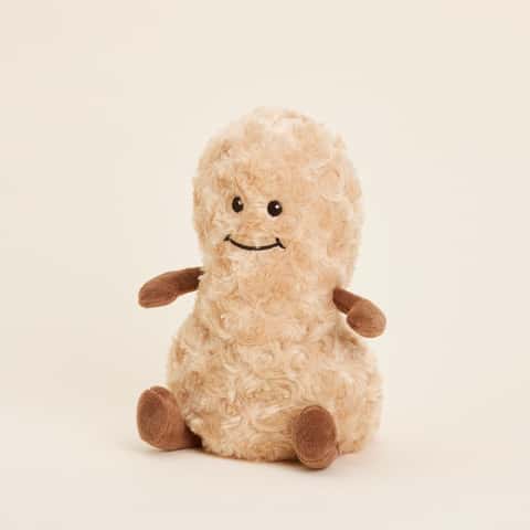 Warmies Peanut Stuffed Animals Plush Brown - Ace Hardware