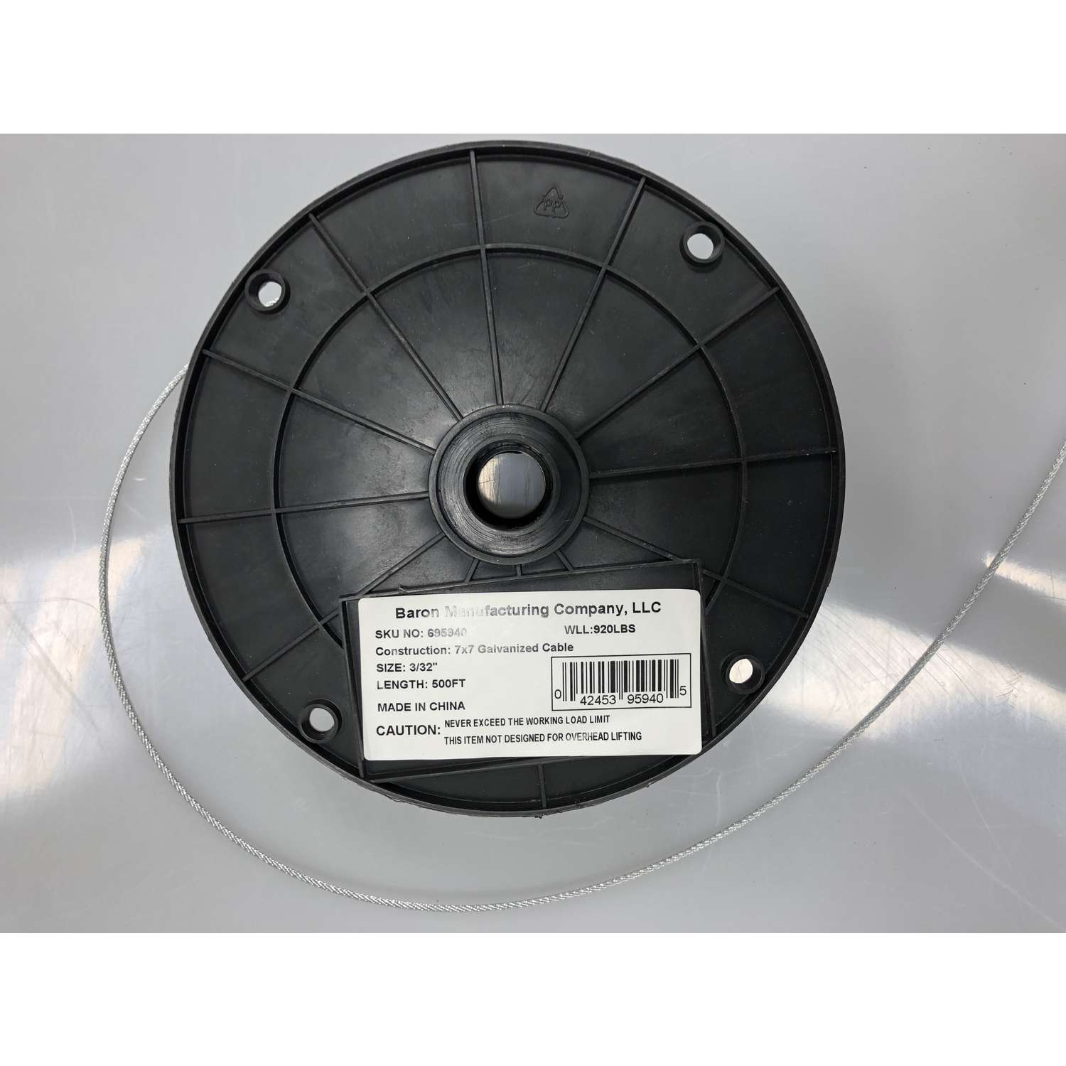 Baron 7 ft. Twist Link Steel Chain 0.09375 in. D X 7 ft. L - Ace Hardware