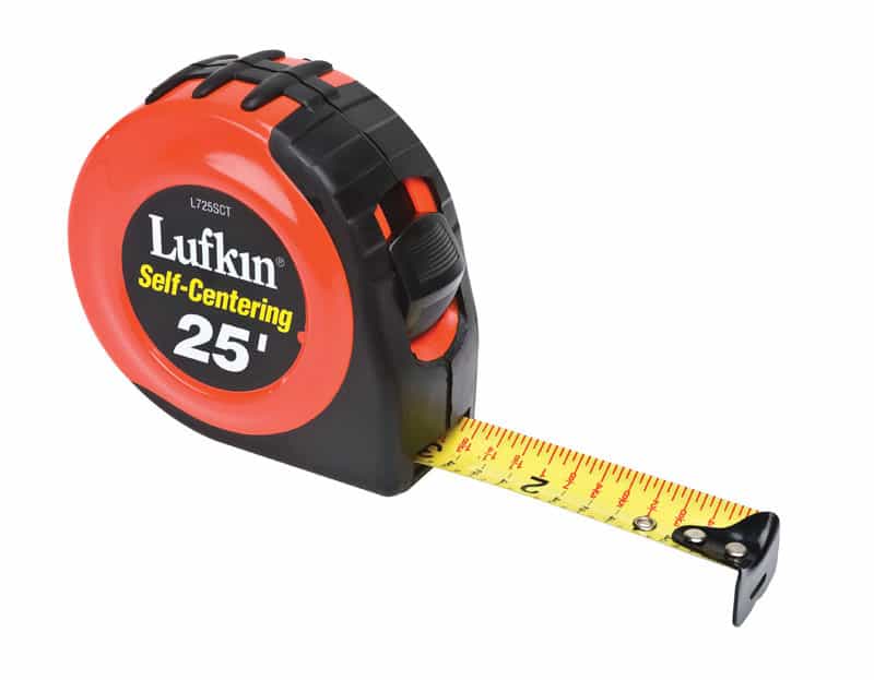 Lufkin 700 Series 25 ft. L x 1 in. W Self Centering Tape Measure Orange ...