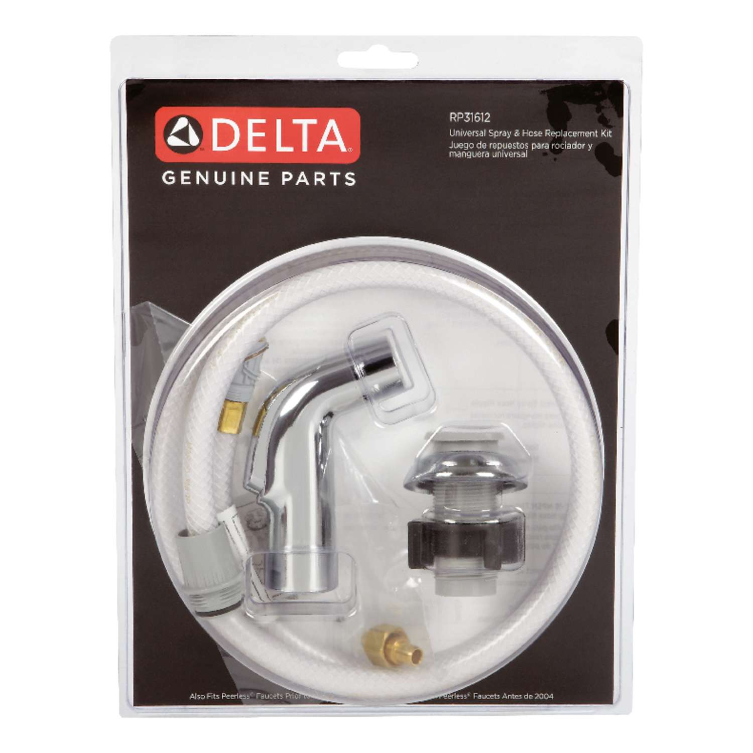 Delta For Delta Metallic Chrome Faucet Sprayer with Hose - Ace Hardware