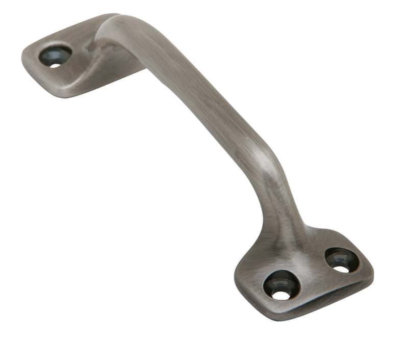 Schlage 4 in. L Pewter Metallic Brass Universal Bar Window Lift 1 pk ...