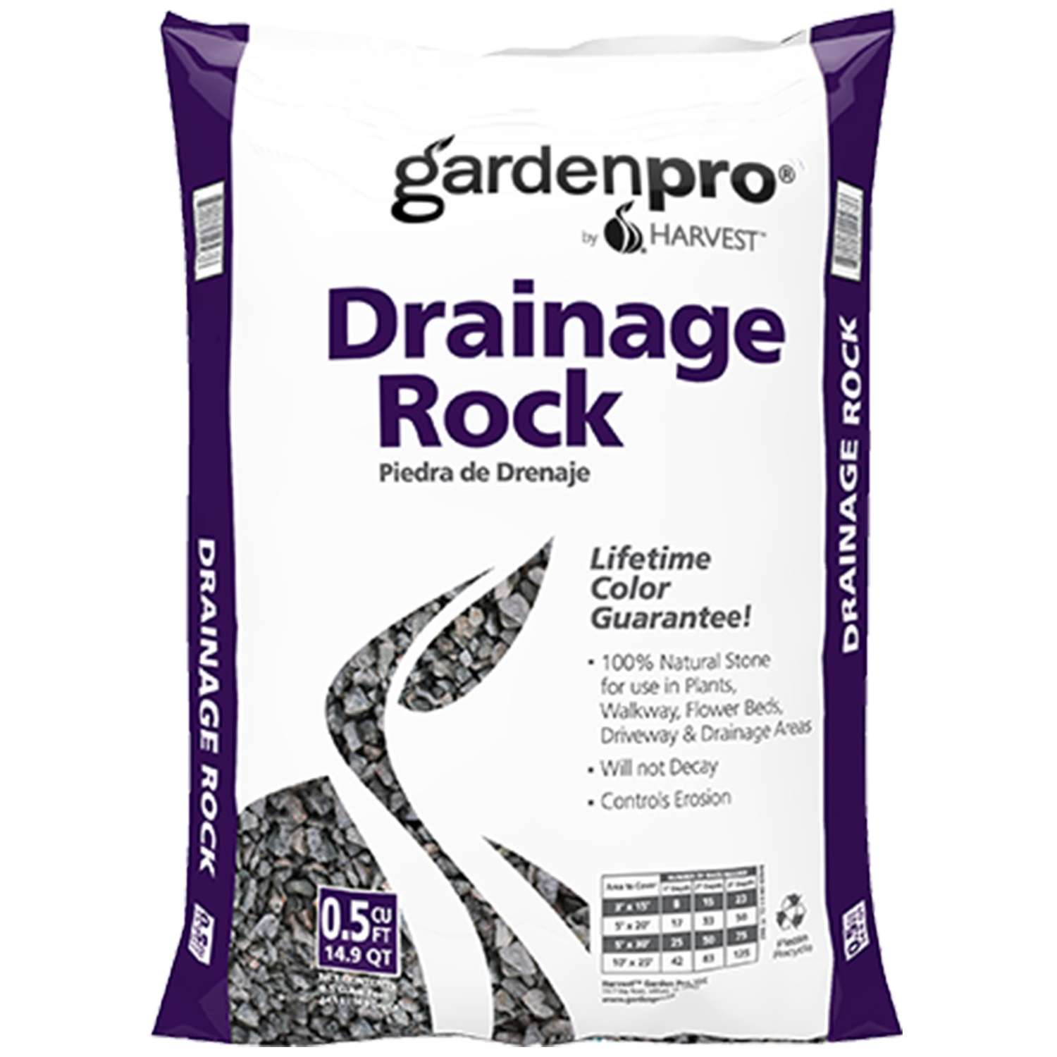 Harvest Garden Pro Multicolored Drainage Rock 0.5 cu ft 40 lb - Ace ...