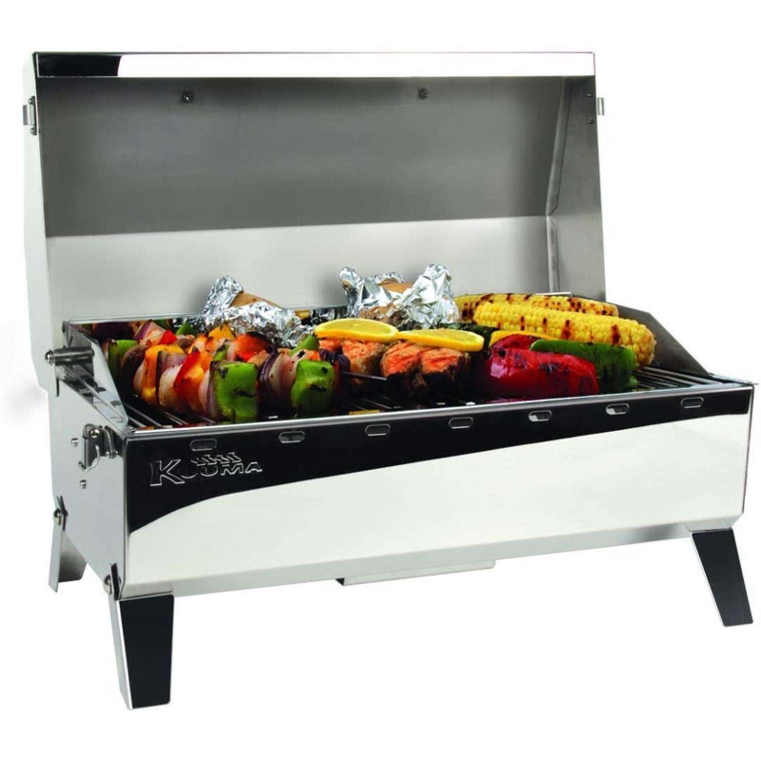 Kuuma Stow N Go 1 Burner Liquid Propane Grill Silver - Ace Hardware