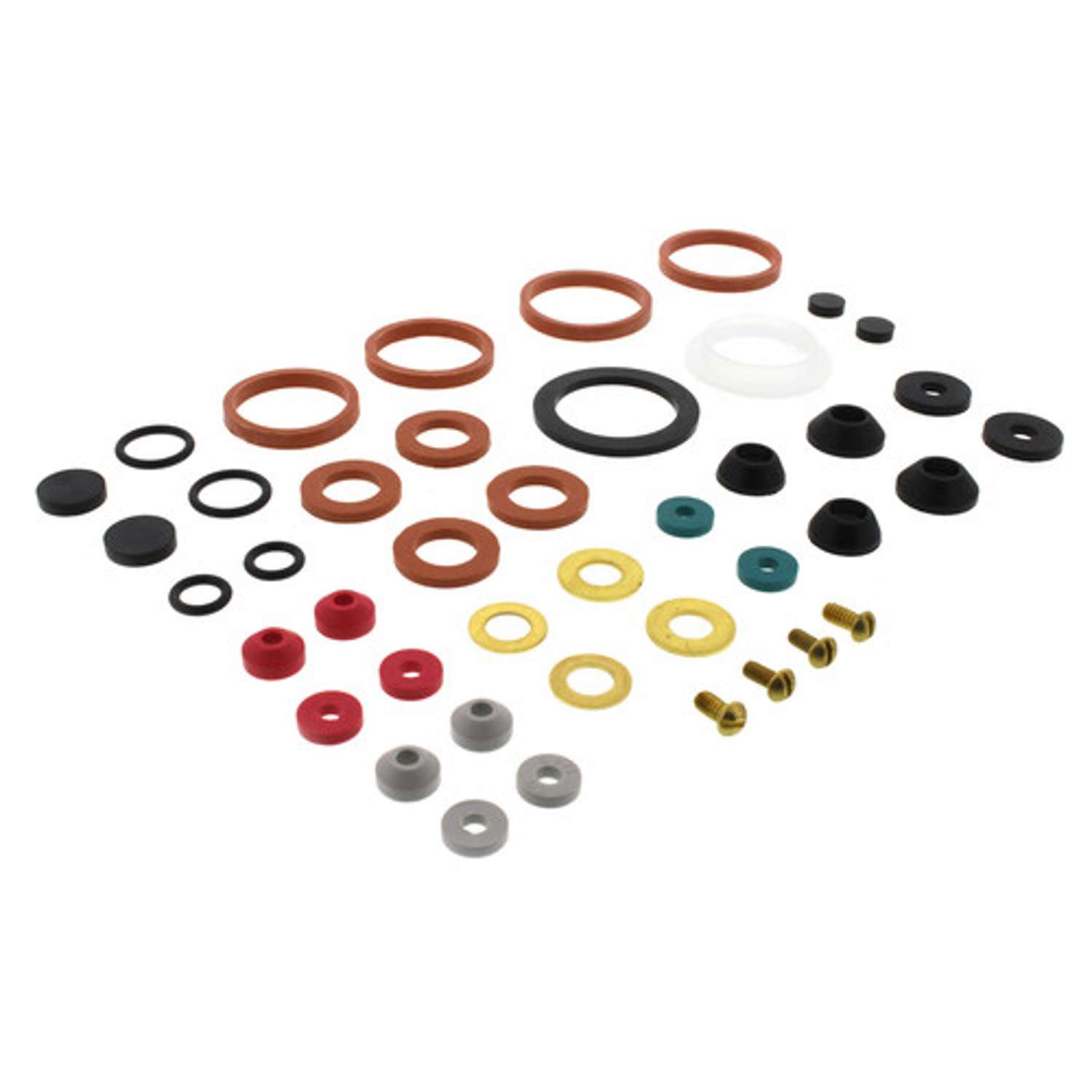 BrassCraft Various in. D Rubber Assorted Washer 42 pk - Ace Hardware