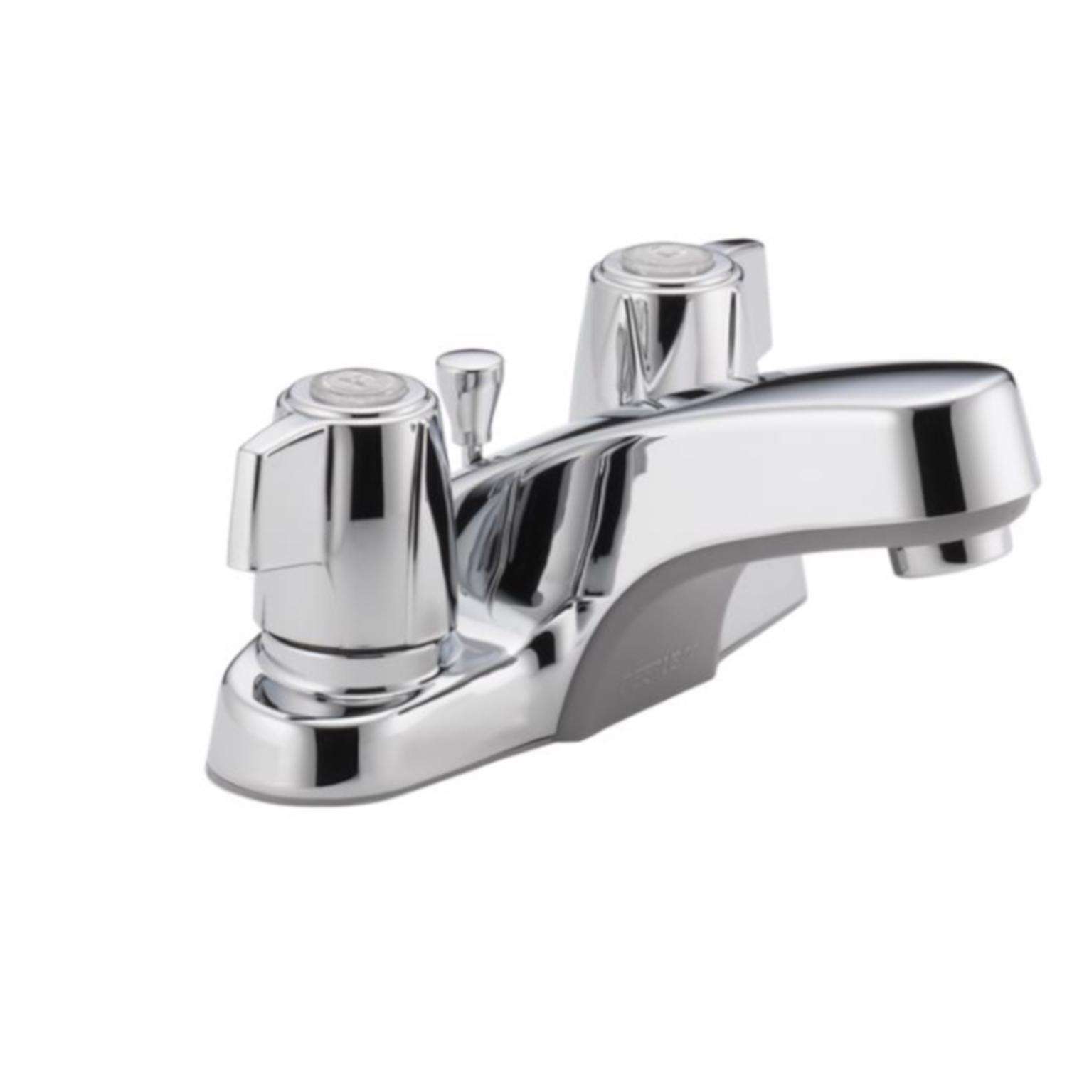 Peerless Chrome Pop-up Bathroom Sink Faucet 4 in. - Ace Hardware