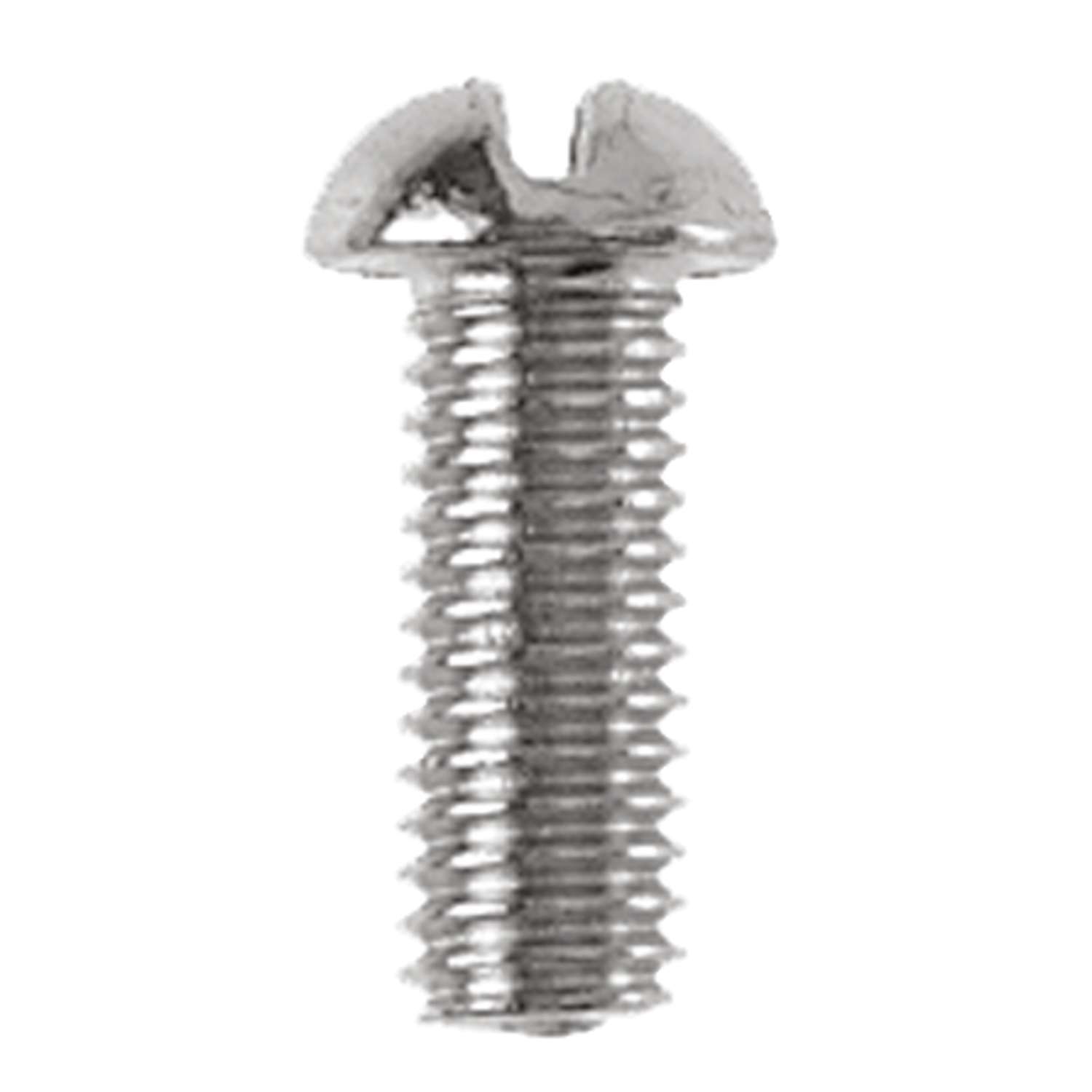 Danco No. 10-32 X 1/2 in. L Slotted Round Head Brass Bibb Screw 1 pk ...