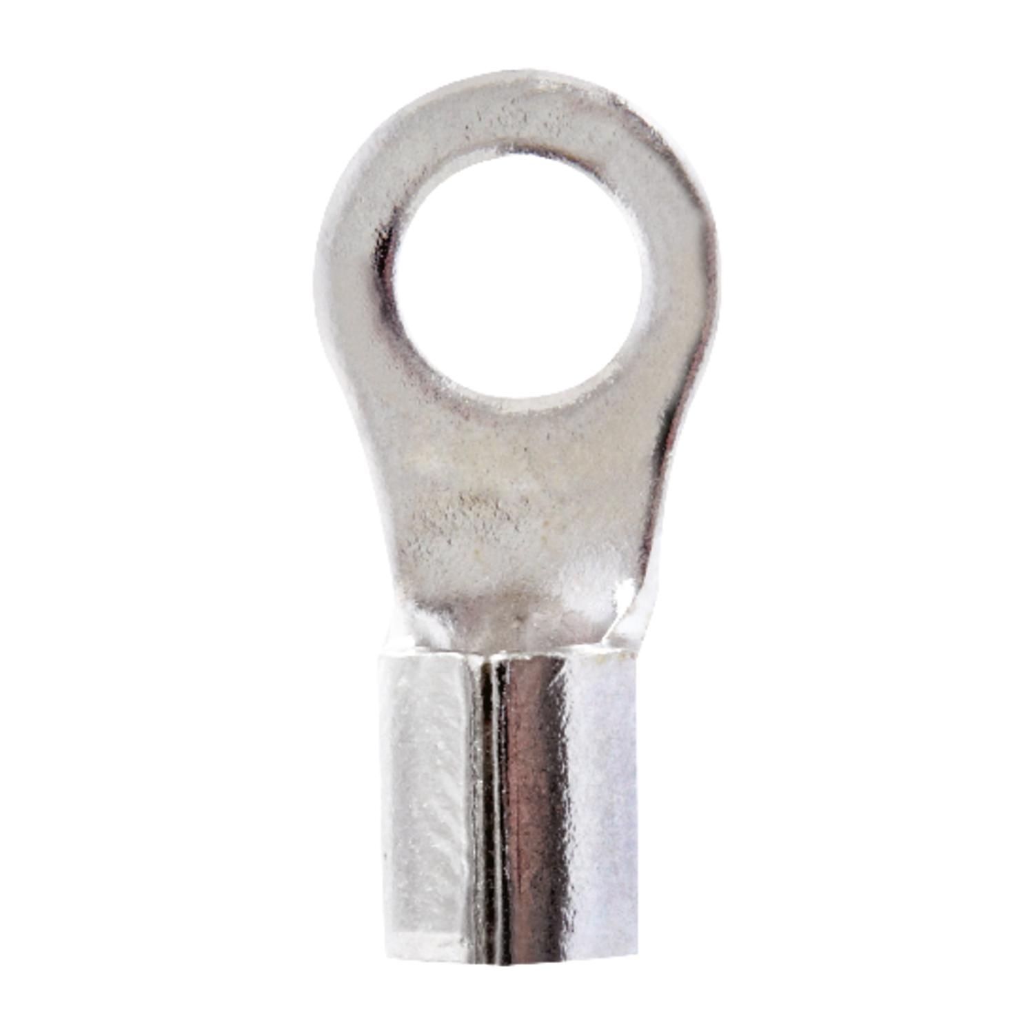 Jandorf 12-10 Ga. Insulated Wire Terminal Ring Silver 5 pk - Ace Hardware