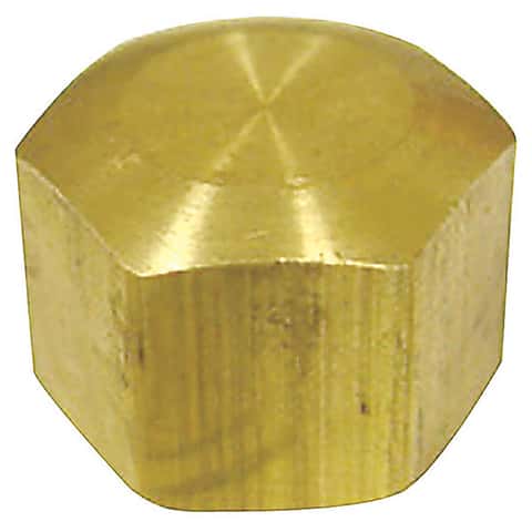 5/16 in. Compression Brass Cap - Ace Hardware