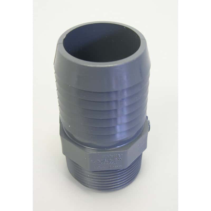 Campbell 1-1/2 in. Insert X 1 in. D MPT PVC Reducing Adapter 1 pk - Ace ...