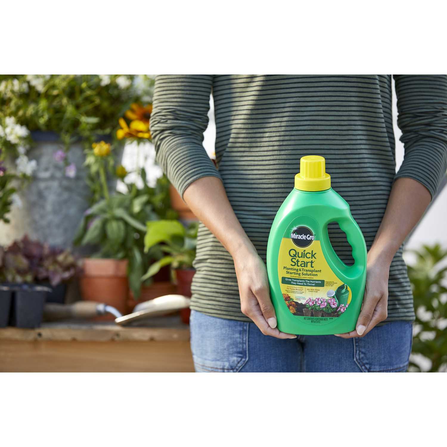 Miracle-Gro Quick Start Liquid Organic Plant Food 48 oz. - Ace Hardware