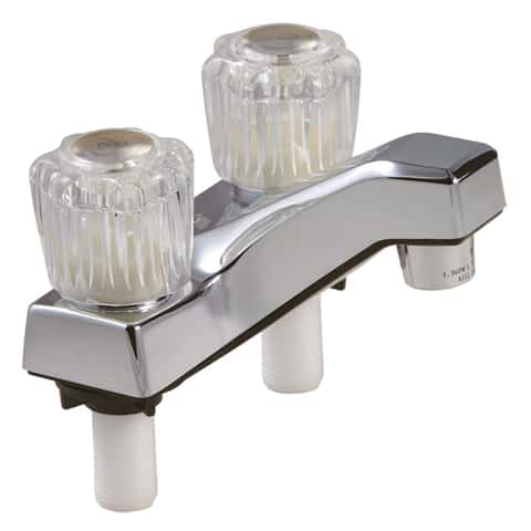 Home Plus Chrome Centerset Bathroom Sink Faucet 4 in. - Ace Hardware