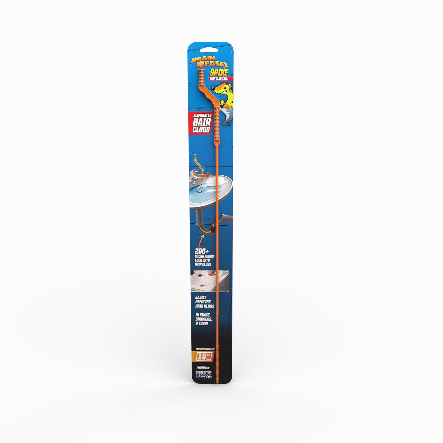 Drain Weasel 1.5 ft. L Hair Clog Tool Mfr# DWDL18 - Ace Hardware