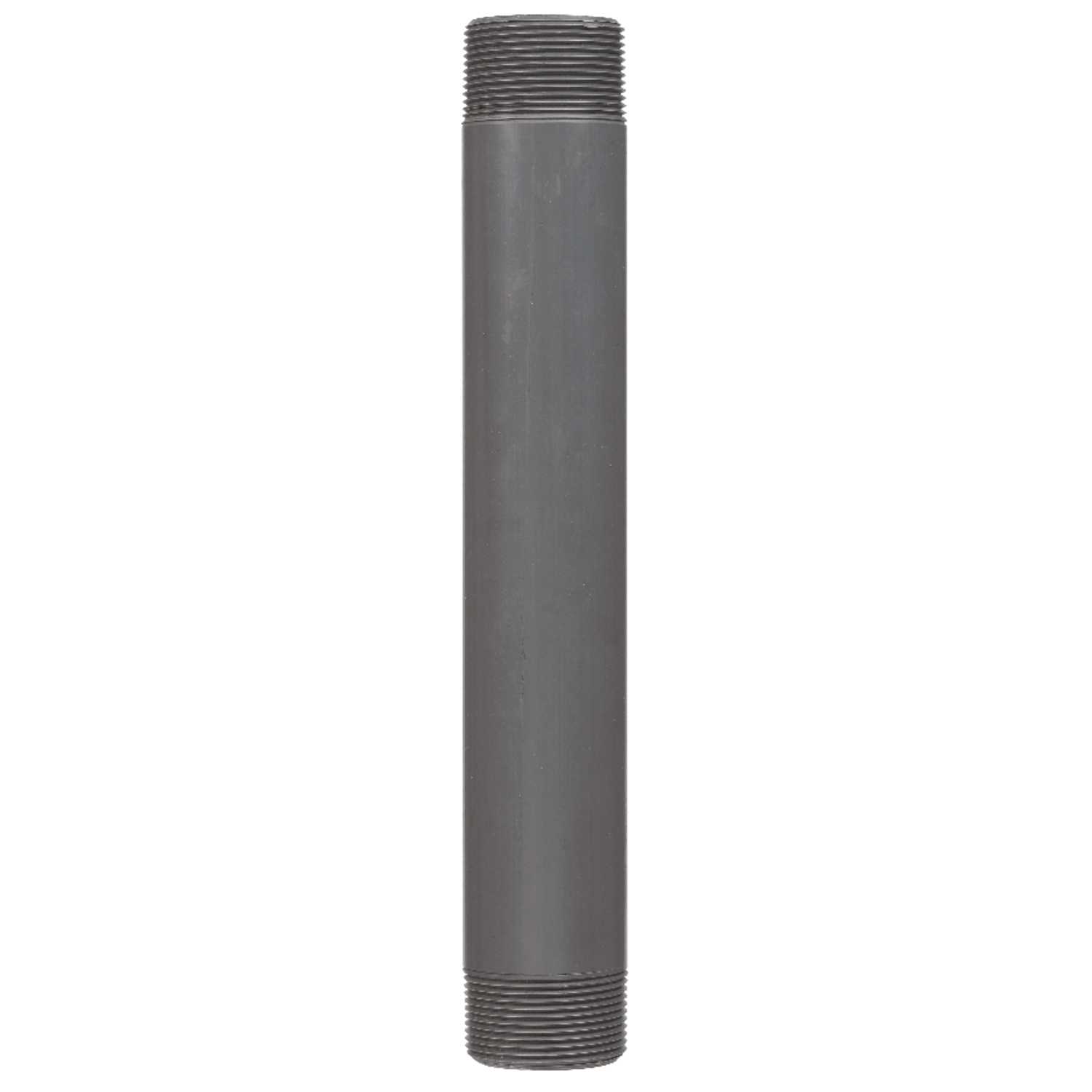 B&K 12 in. Schedule 80 1-1/2 in. MPT x 1-1/2 in. Dia. MPT PVC Pipe ...