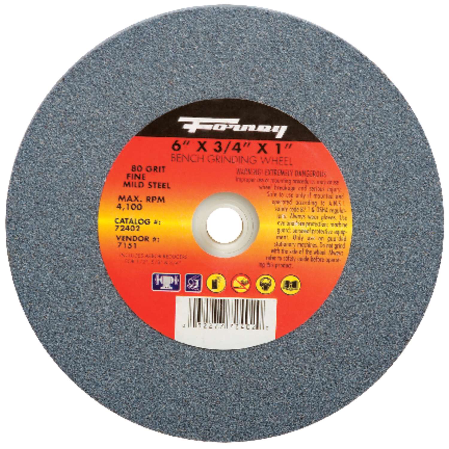 Forney 6 in. D X 1 in. in. Bench Grinding Wheel - Ace Hardware