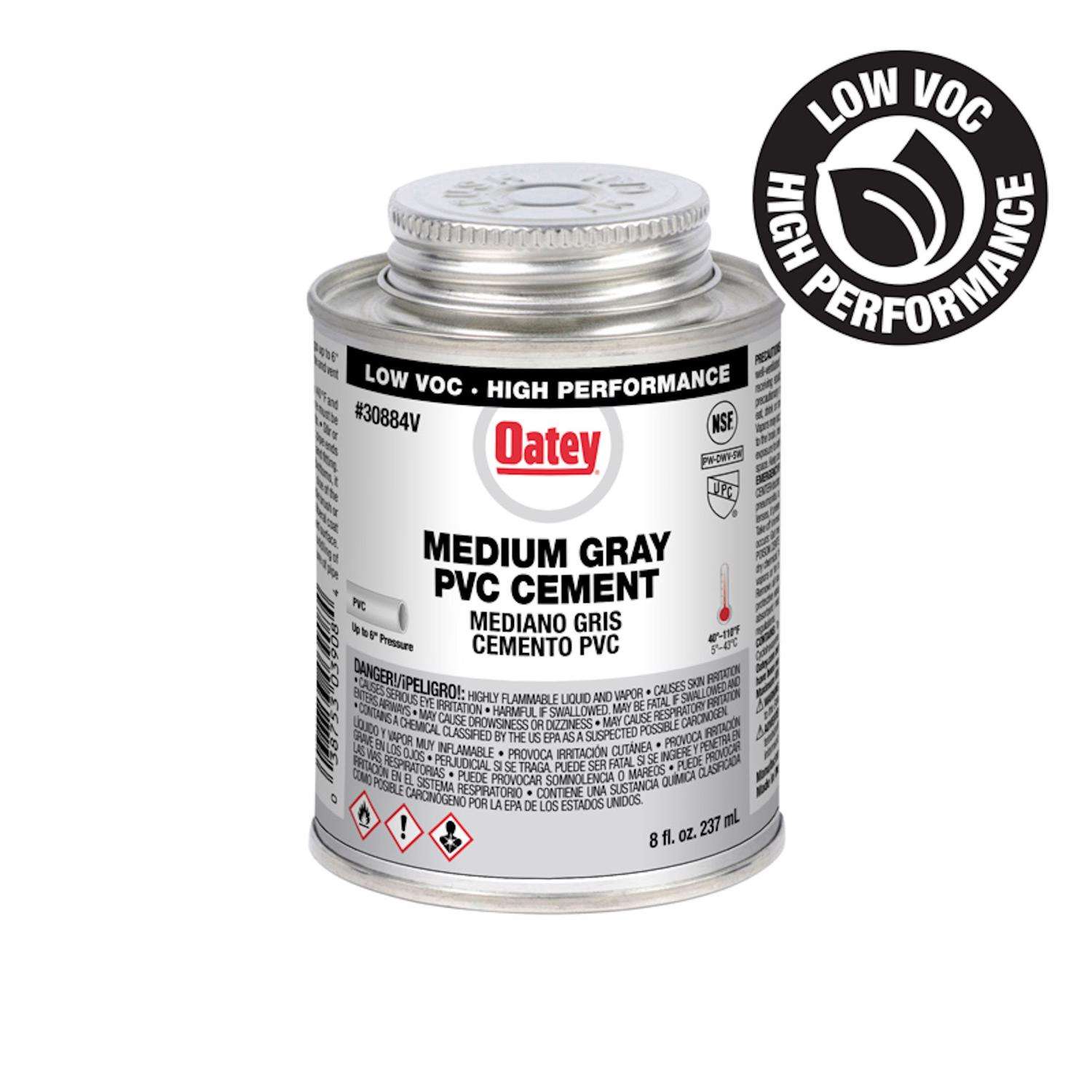 Oatey Gray Cement For PVC 8 oz - Ace Hardware