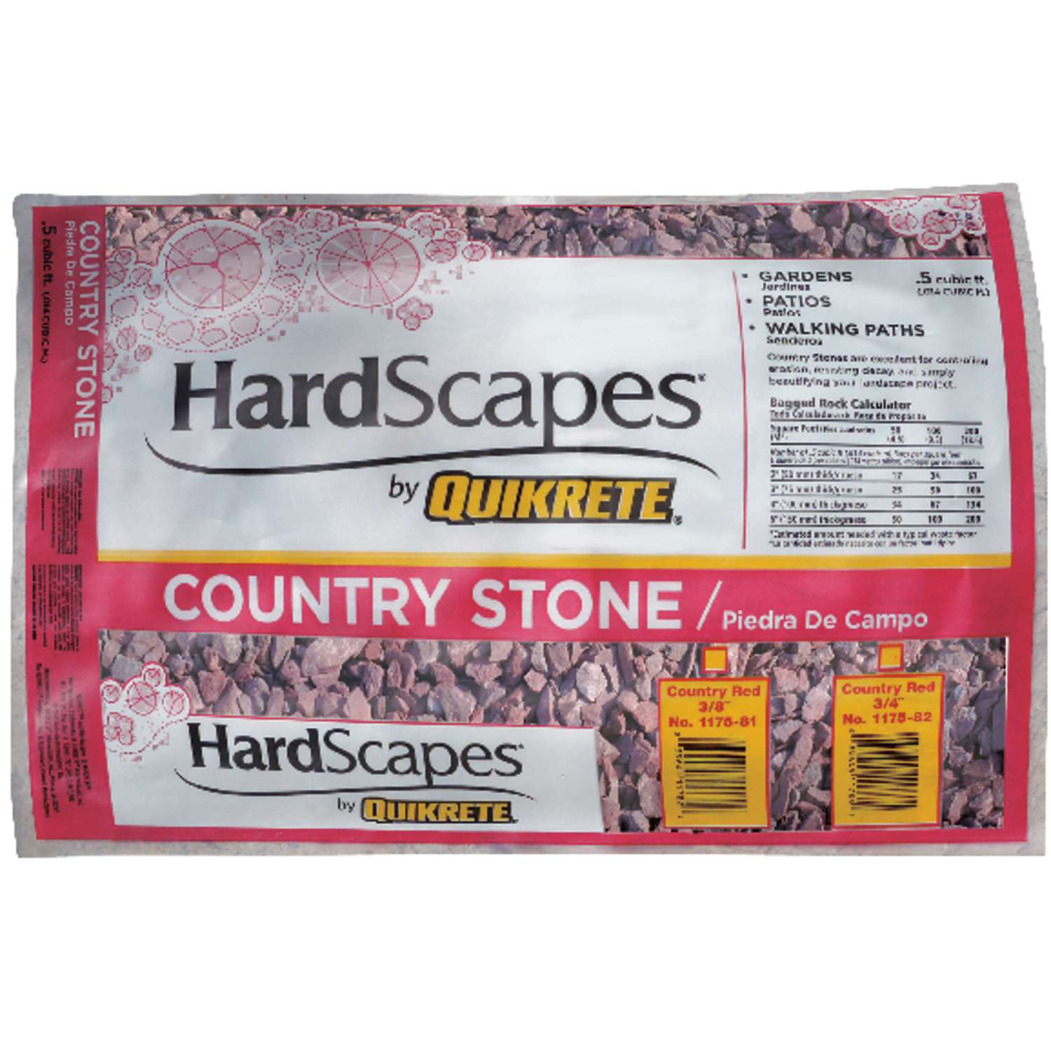 Quikrete HardScapes Red Decorative Stone 0.5 ft³ 50 lb - Ace Hardware