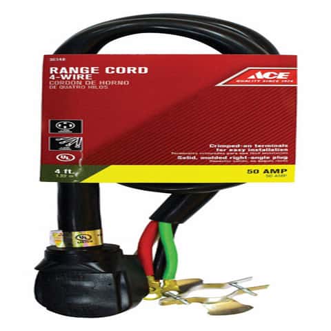 Ace 250 V 4 ft. L Range Cord - Ace Hardware