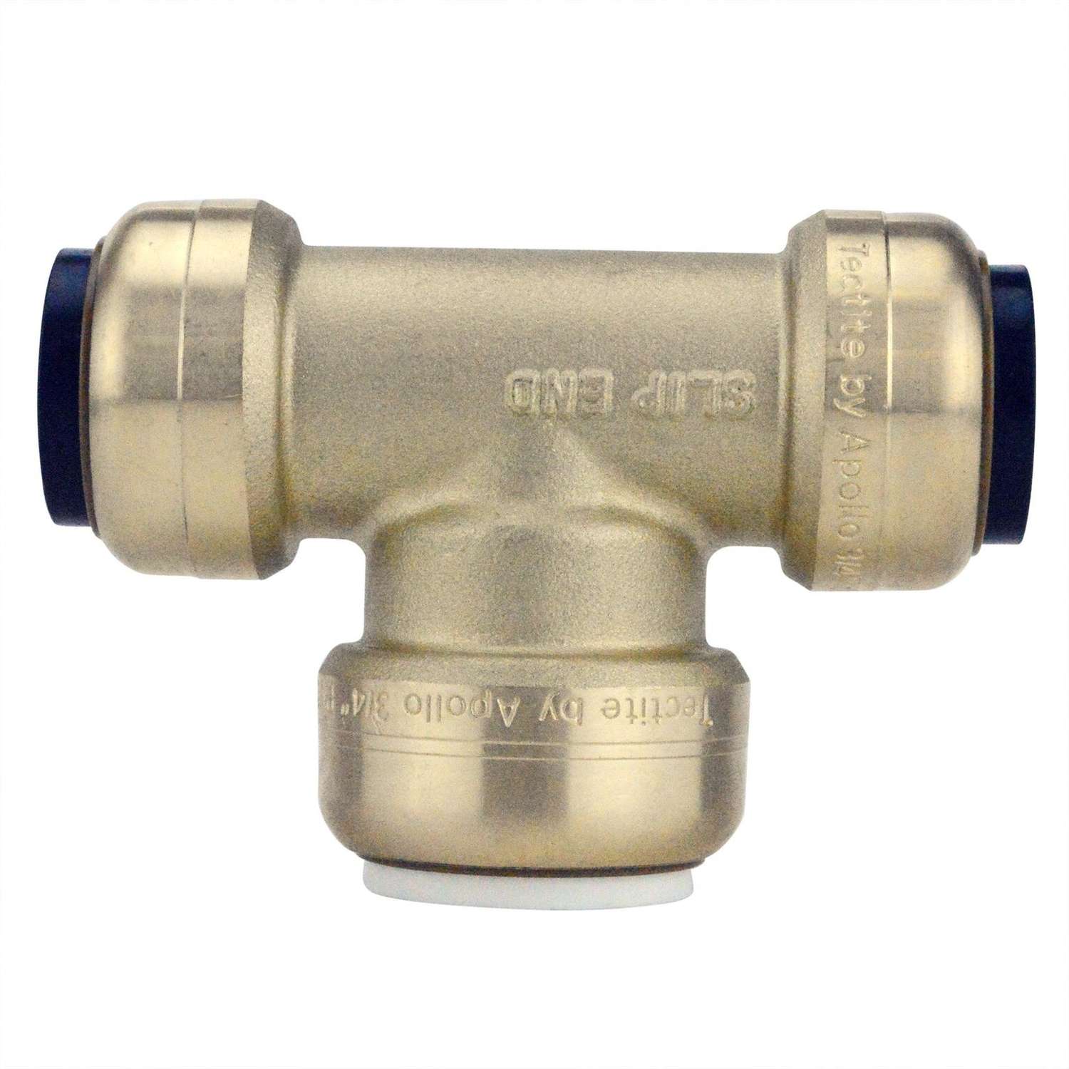 Apollo Tectite Push to Connect 3/4 in. PTC in to X 3/4 in. D PTC Brass Slip Tee - Ace Hardware