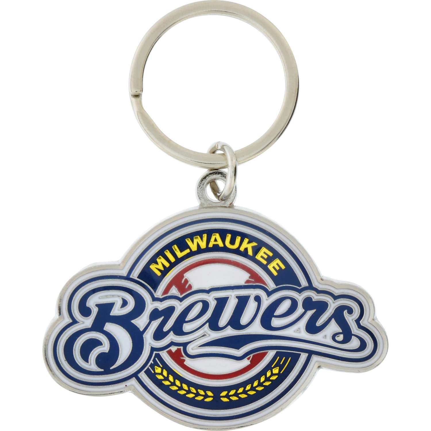 HILLMAN MLB Tempered Steel Silver Split Ring Keychain Mfr# 711246 - Ace ...