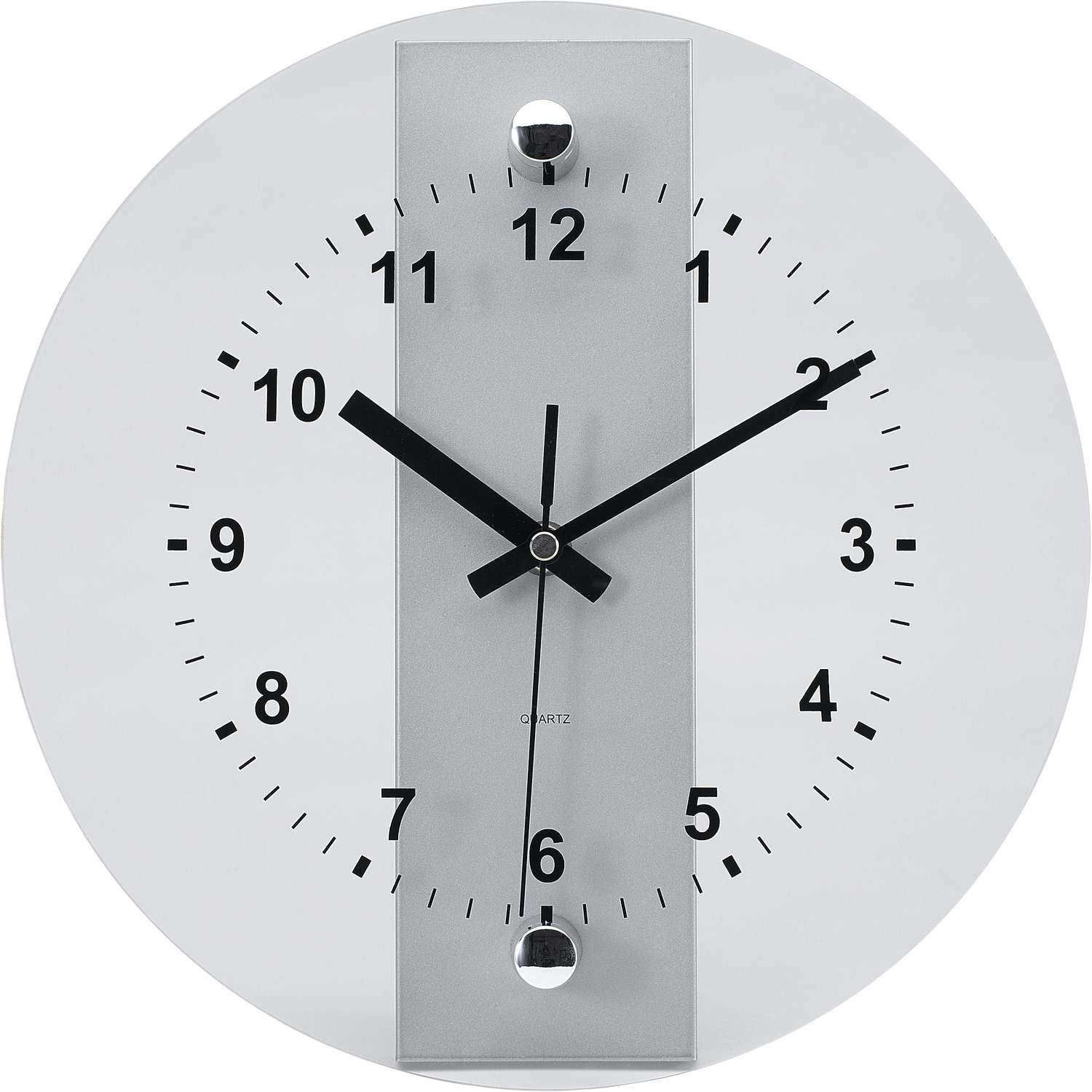Tempus 10.5 in. L X 10.5 in. W Indoor Contemporary Analog Wall Clock ...