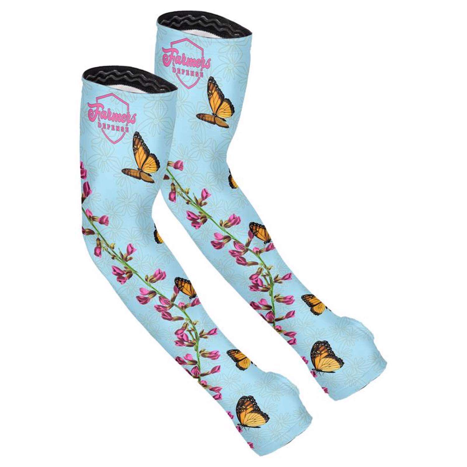 Farmers Defense L/XL Polyester/Spandex Monarch Multicolored Protection ...