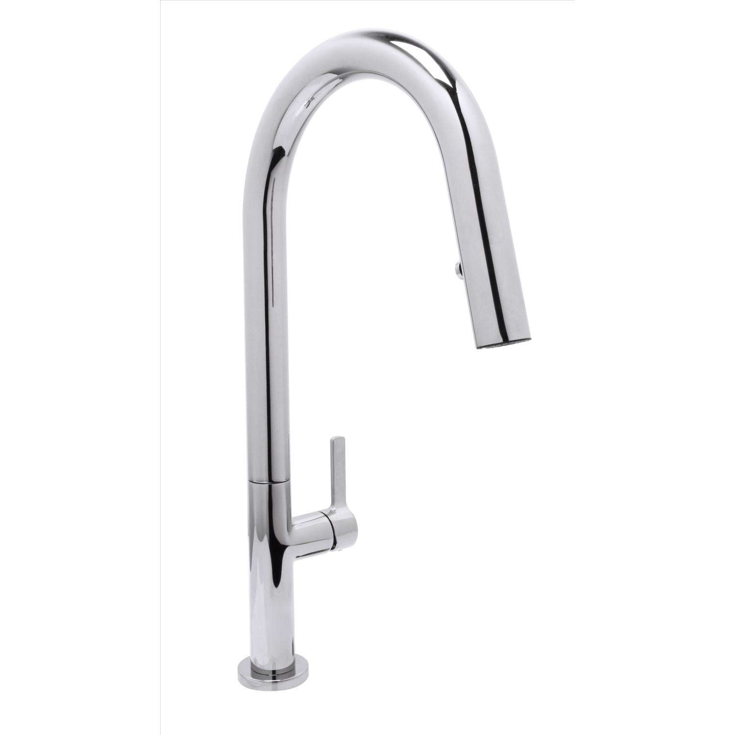 Huntington Brass Cevi One Handle Chrome Pull-Down Kitchen Faucet - Ace ...