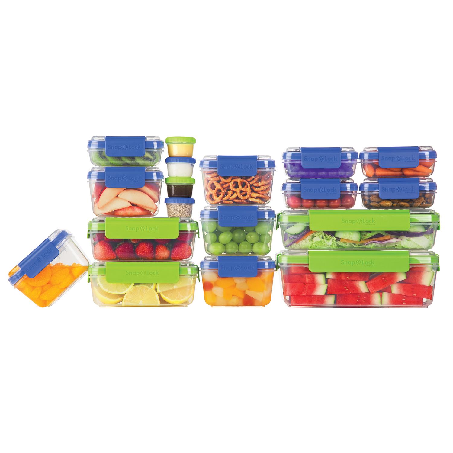 Progressive SnapLock Clear Food Storage Container Set 18 pk - Sansujyuku