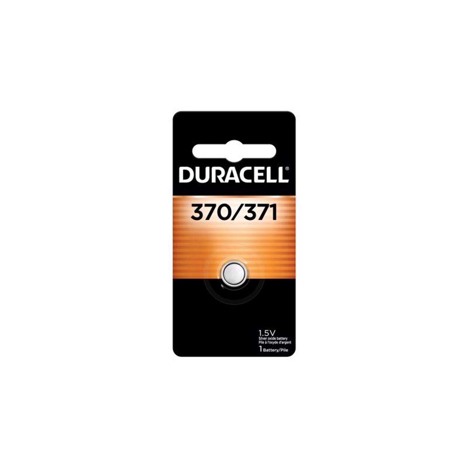 Duracell Silver Oxide 370/371 1.5 V 40 Ah Button Cell Battery 1 pk ...