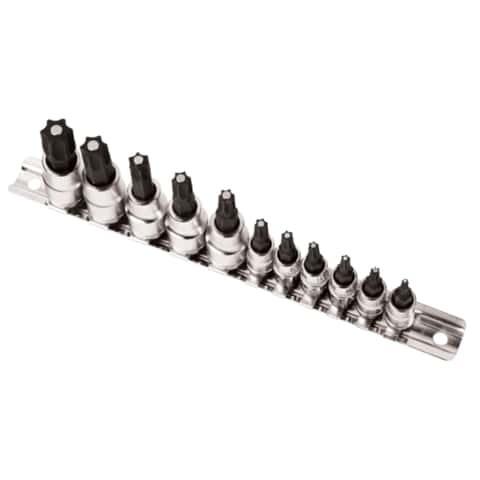 Performance Tool 1/4 in. drive Metric and SAE 6 Point Star Bit Socket ...