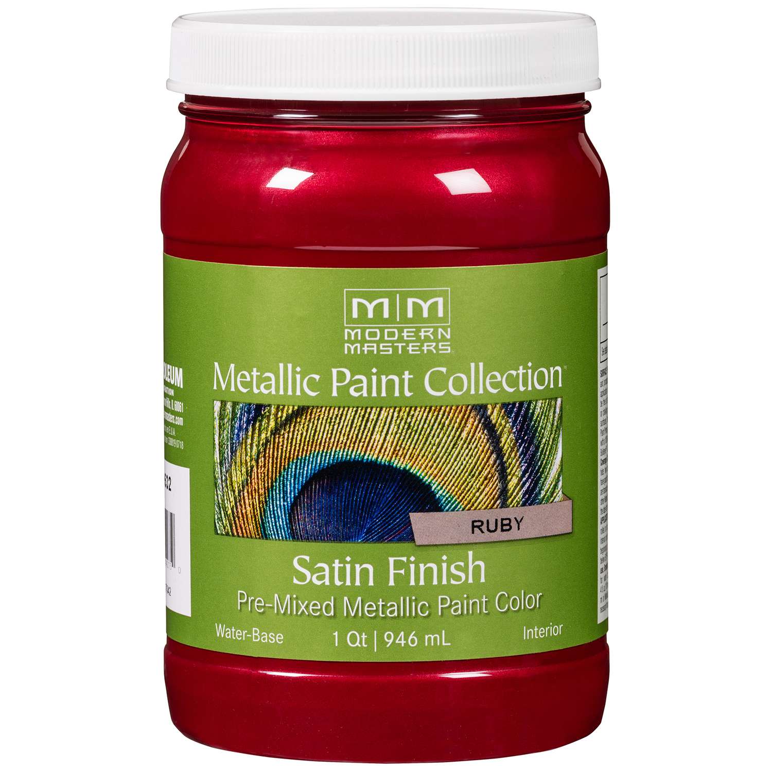 Modern Masters Satin Ruby Water-Based Metallic Paint Exterior and ...