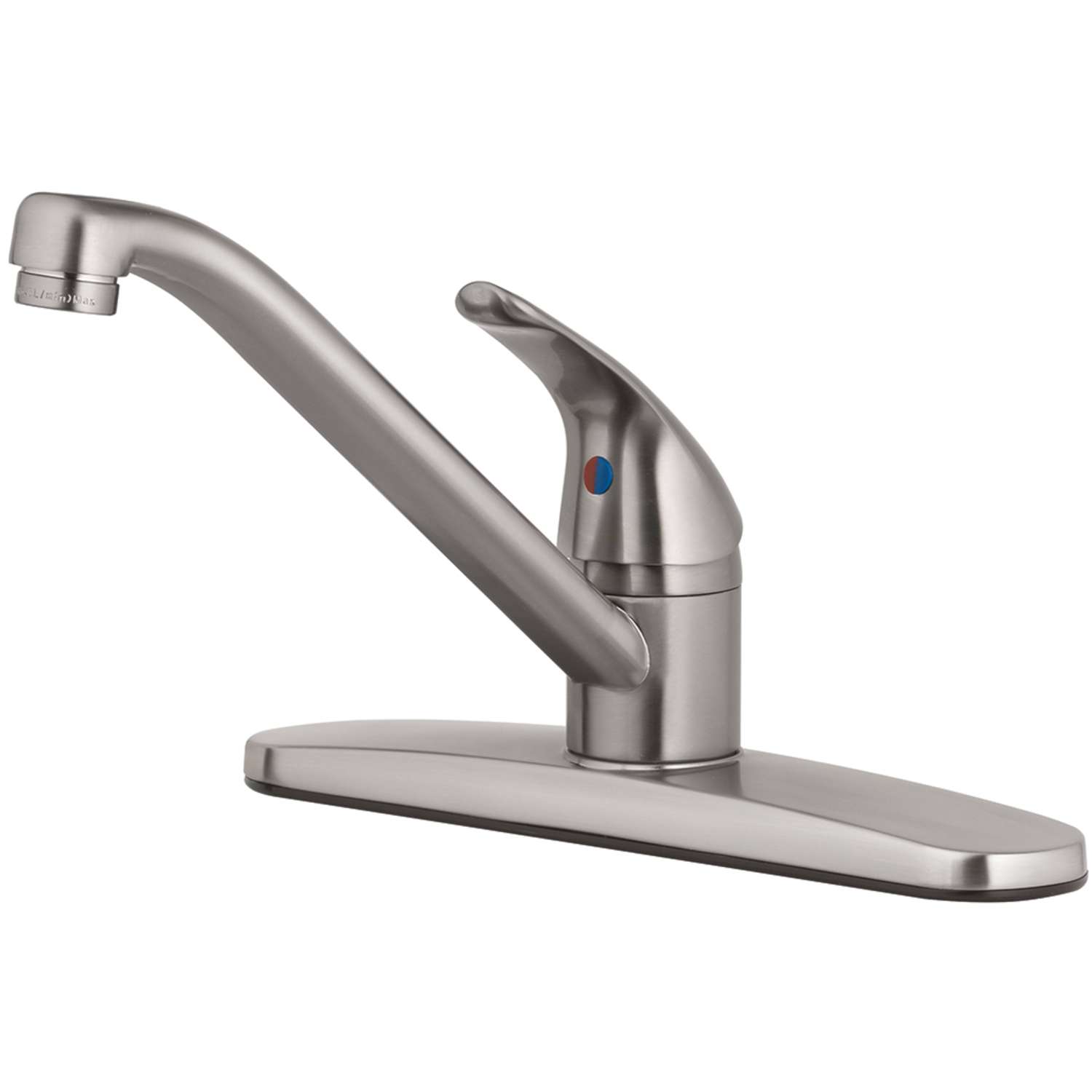 OakBrook Essentials Single Handle Kitchen One Handle Brushed Nickel ...