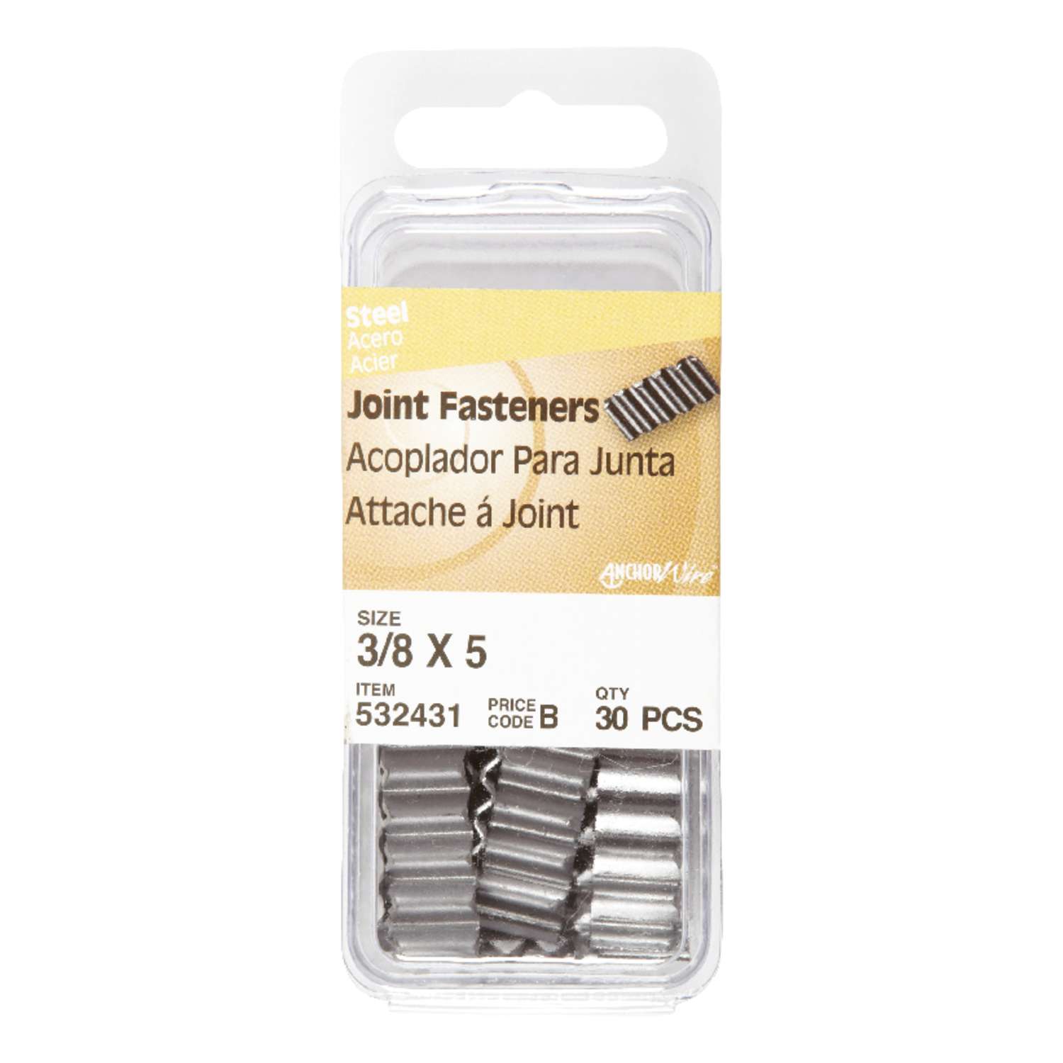 Hillman 1 in. Joint Galvanized Steel Joint Fastener Joint Head - Ace ...