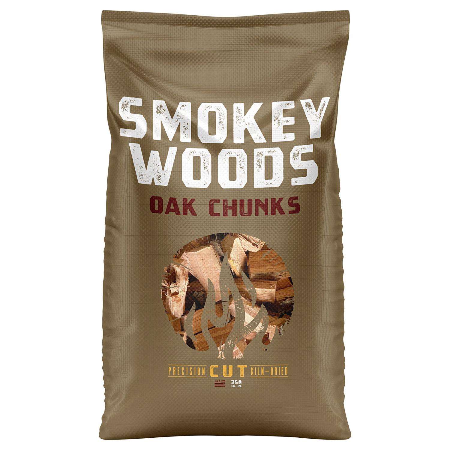 Smokey Woods All Natural Oak Wood Smoking Chunks 350 cu in - Ace Hardware