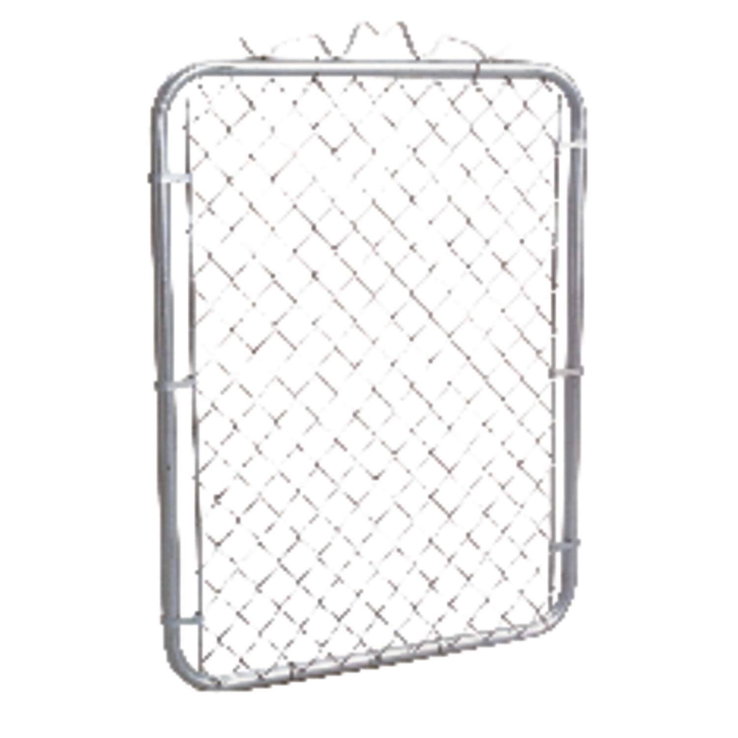 YardGard 48 in. L Galvanized Silver Steel Chain Link Walk Gate 1 pk ...