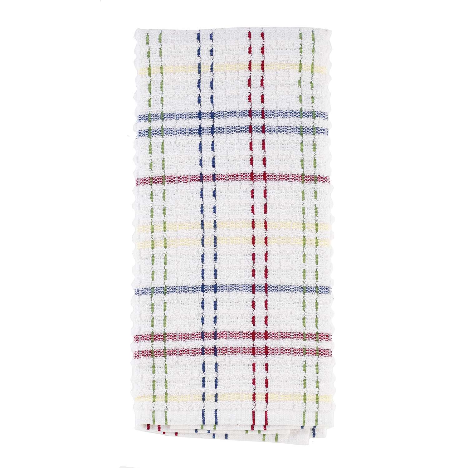 Ritz Royale Paprika Cotton Check Kitchen Towel 1 pk Mfr# 13083 - Ace ...