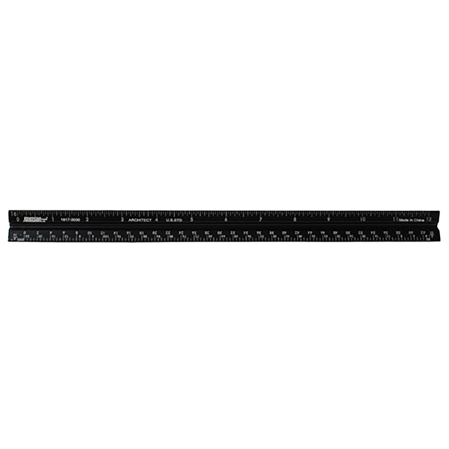 Johnson 12 in. L X .625 in. W Aluminum Ruler SAE - Ace Hardware