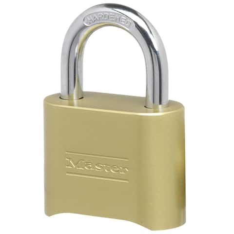 Master Lock 2-9/10 in. H X 1 in. W X 2 in. L Steel Double Locking ...