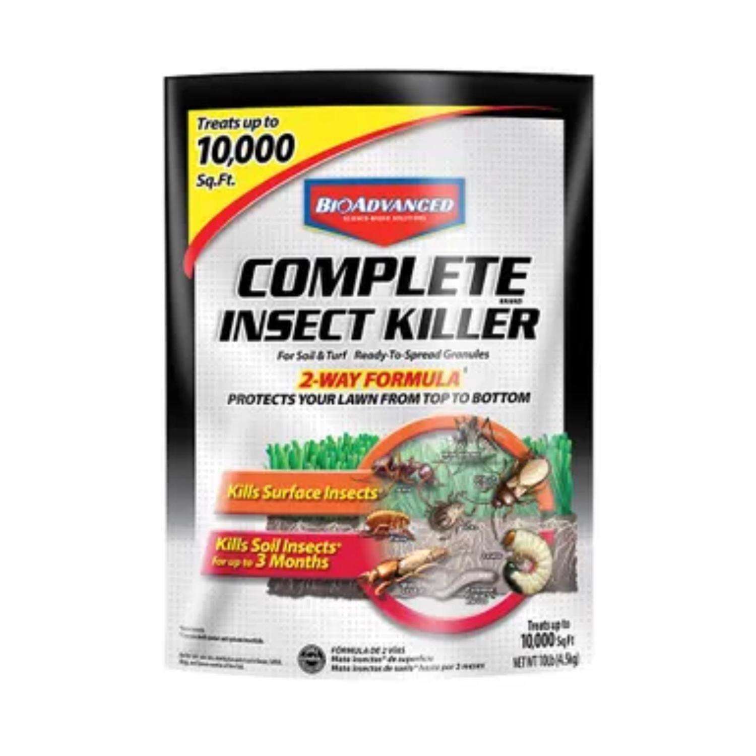 BioAdvanced Complete Brand Insect Killer for Soil & Turf Granules 10 lb ...