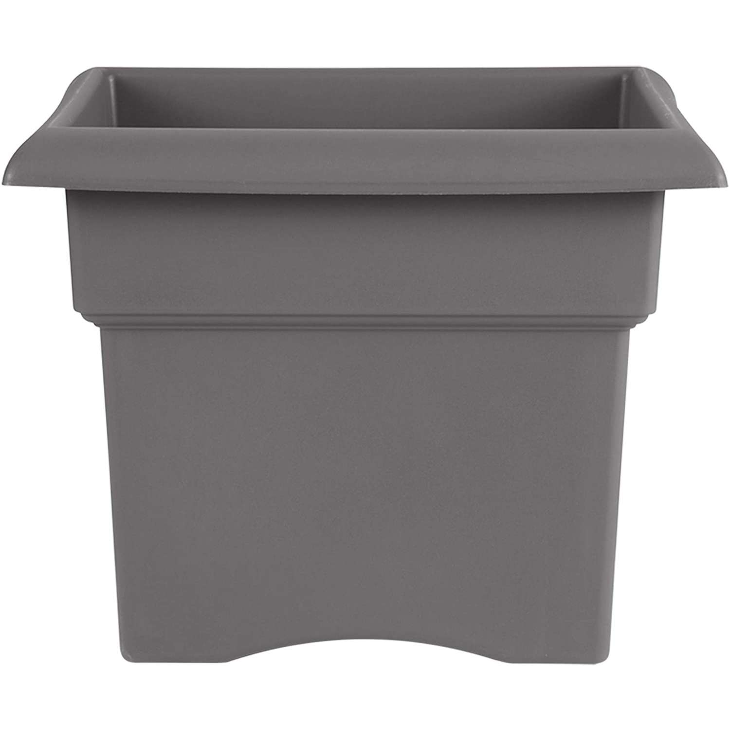 Bloem Veranda 14.3 in. H X 18 in. W X 18 in. D Plastic Planter Box ...