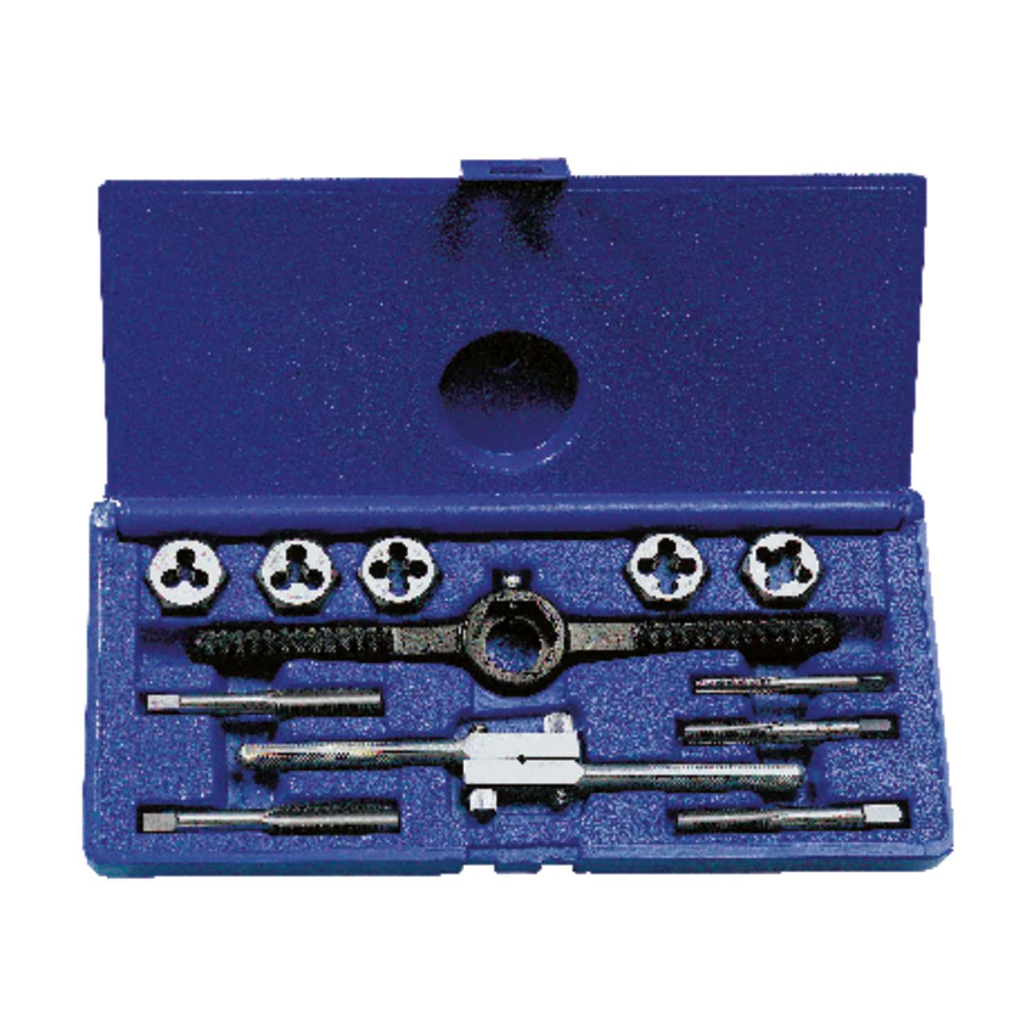 Irwin Hanson High Carbon Steel SAE Tap and Die Set 1/4-20NC, 5/16-18NC ...