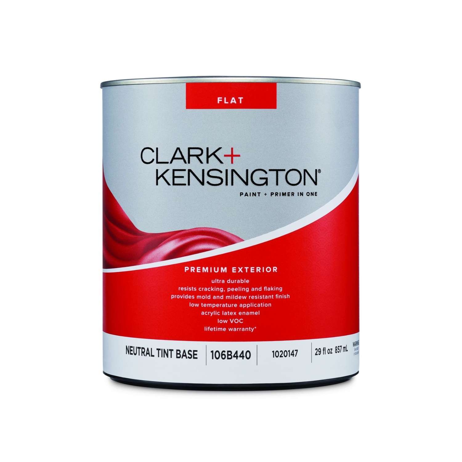 Clark+Kensington Flat Tint Base Neutral Base Premium Paint Exterior 1 ...
