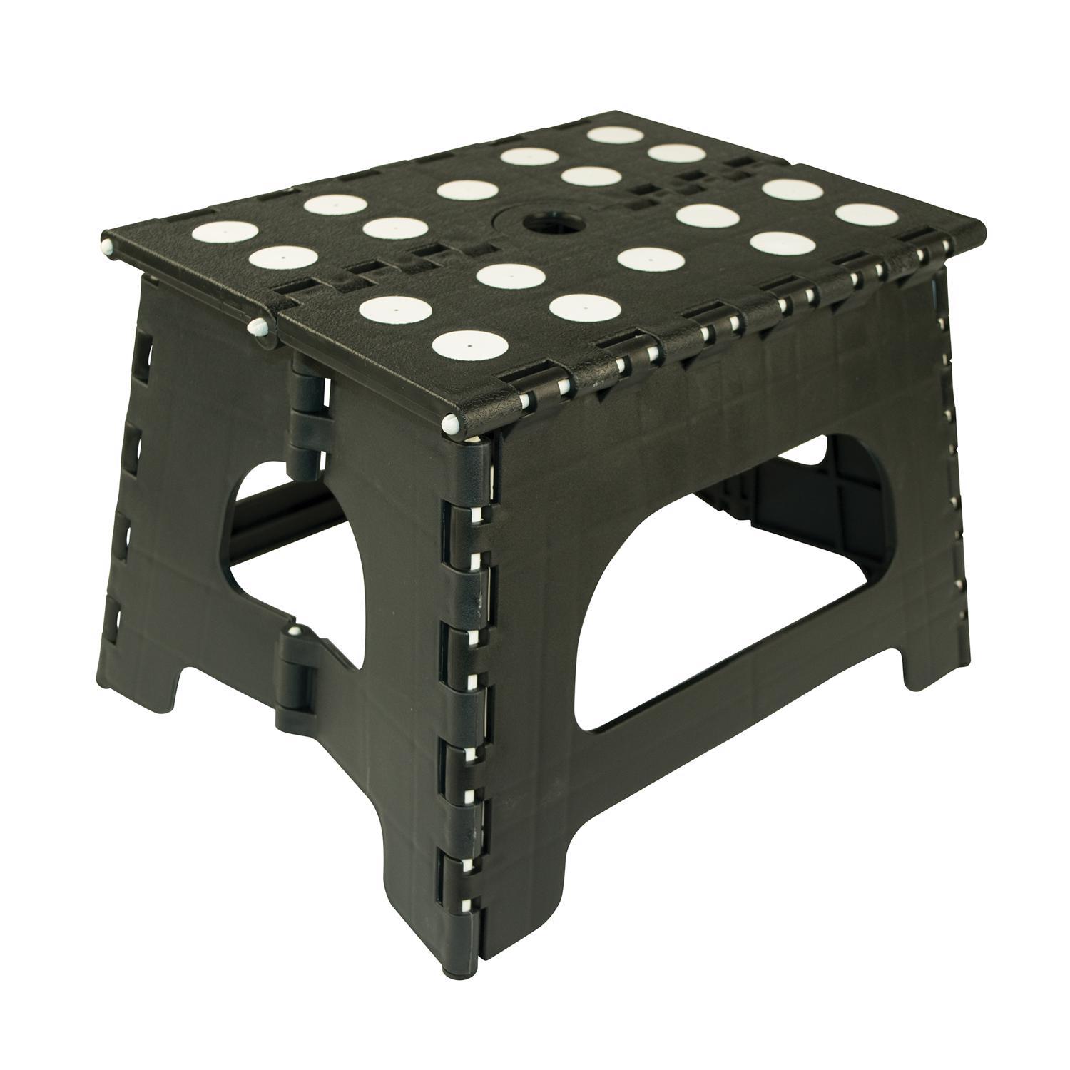 Range Kleen 2 in. H X 12.75 in. W X 12.75 in. D 300 lb. capacity 1 step Plastic Folding Step Stool Mfr SS1B Ace Hardware