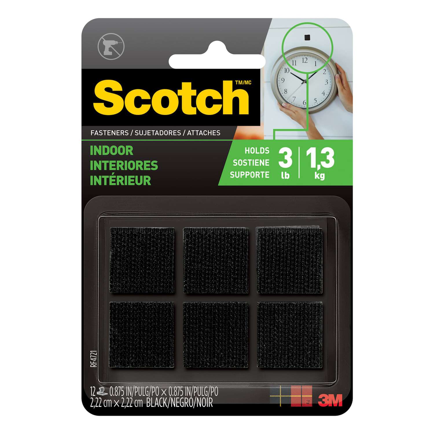 Scotch Small Plastic Hook and Loop Fastener 0.875 in. L 12 pk - Ace ...