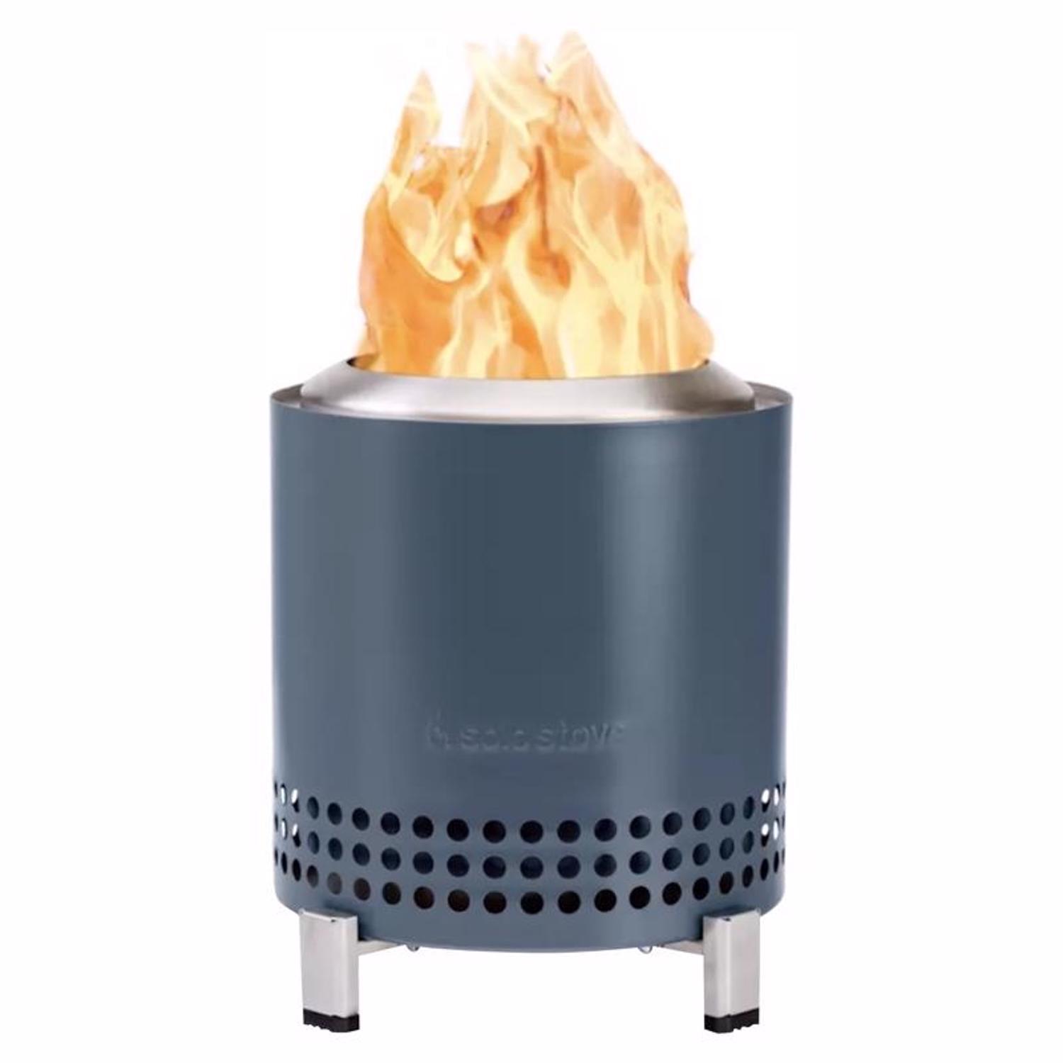 Solo Stove Mesa XL 7 in. W Stainless Steel Round Multi-Fuel Fire Pit ...