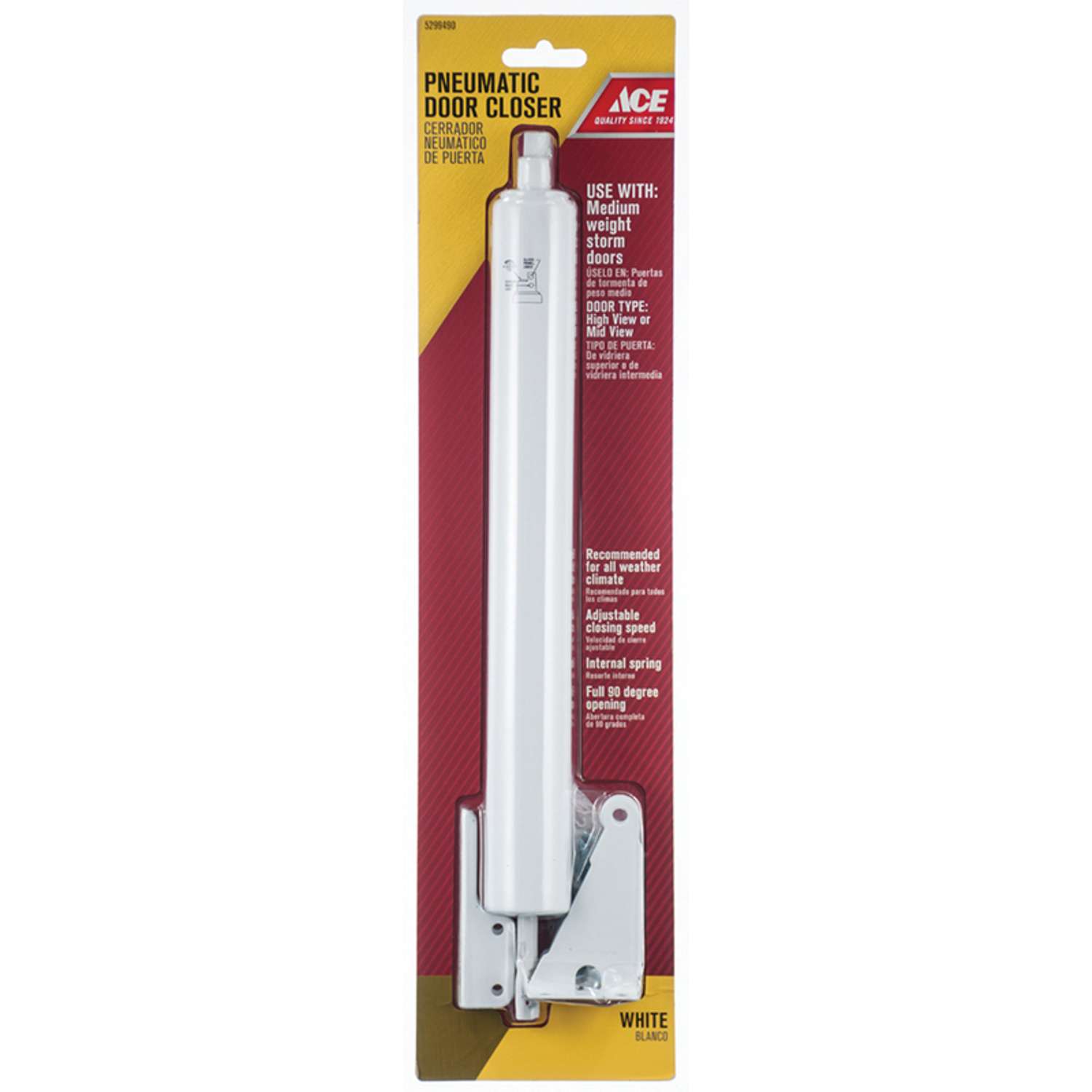 Ace Hardware Storm Doors ACE 5299607 Pneumatic Door Closer,