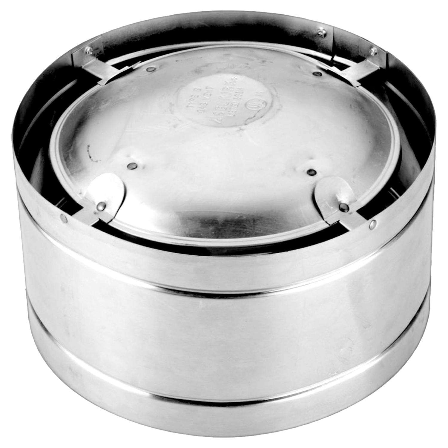 Selkirk 4 in. D X 10 in. L Aluminum/Galvanized Steel Hi-Wind Top - Ace ...