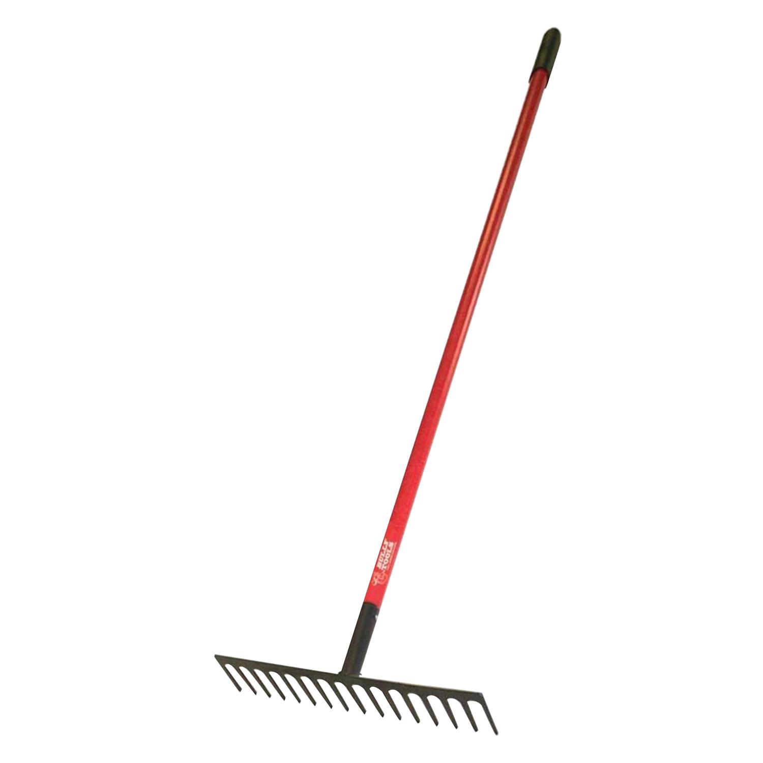 Bully Tools 66 in. 14 Tine Steel Level Rake Fiberglass Handle Mfr ...